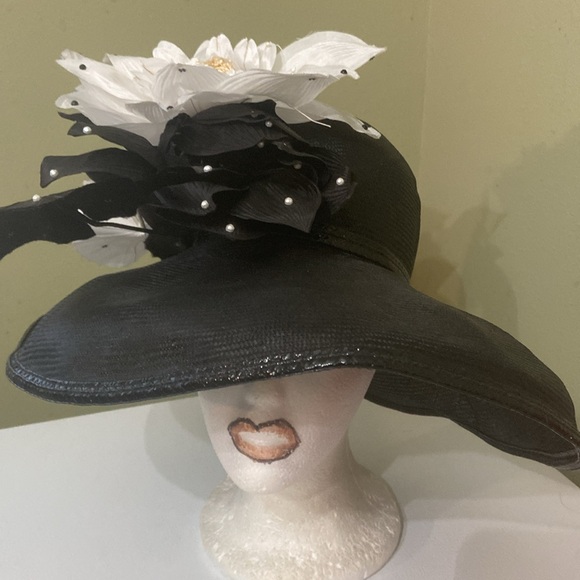Jack McConnell | Accessories | Beautiful Black Church Dress Hat By Jack ...